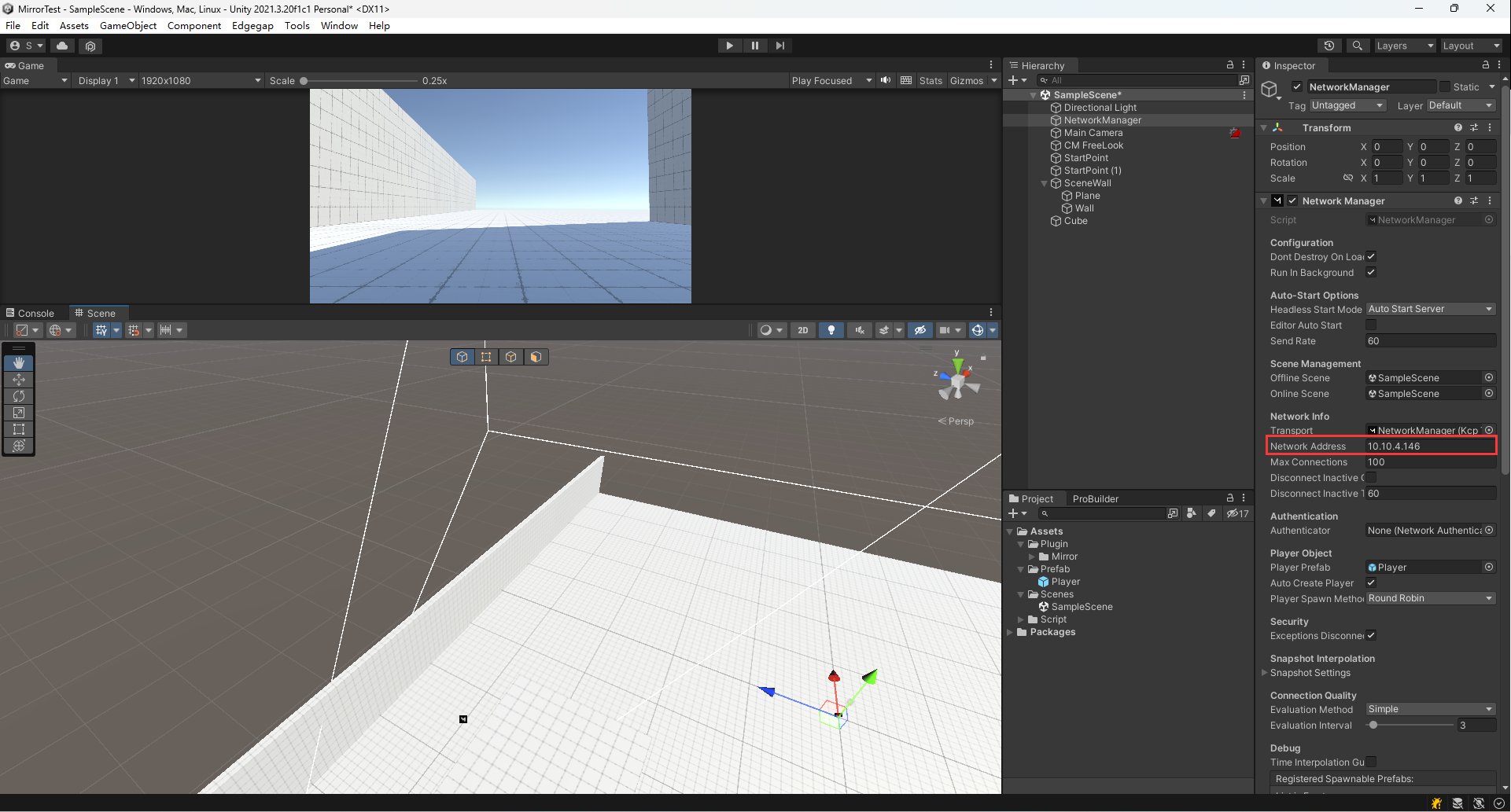 Unity Mirror插件踩坑合集 | I401